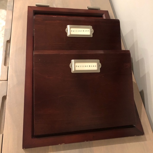 Pottery Barn | Office | Pottery Barn Daily Organizer Letter Bin | Poshmark